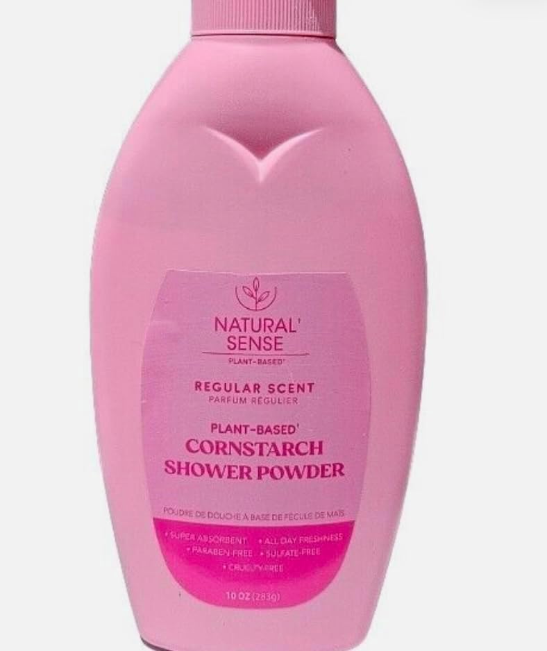 Amazon.com: Natural Sense Plant-Based Cornstarch Dusting Powder ...