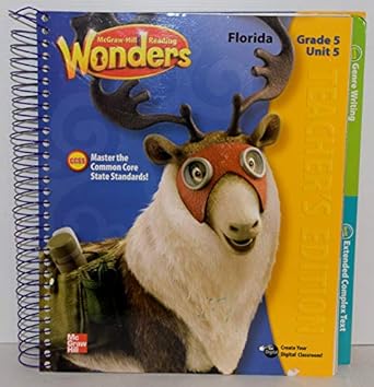 Mcgraw-Hill Reading Wonders, Grade 5, Unit 5, Spiralbound Teacher's ...