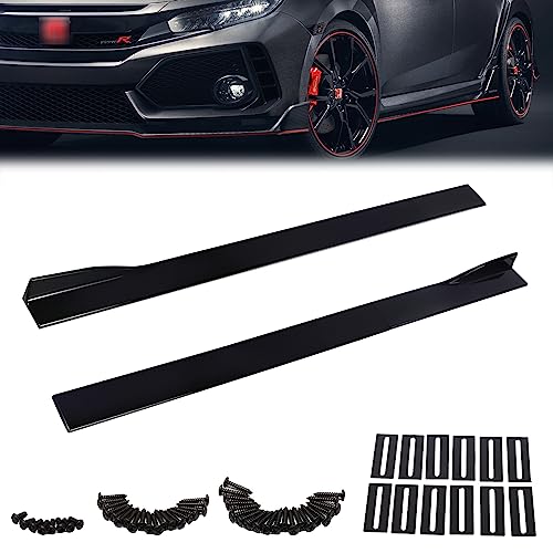 Snapklik.com : 22M/866inch Universal Side Skirts For Cars Body Kit Car ...