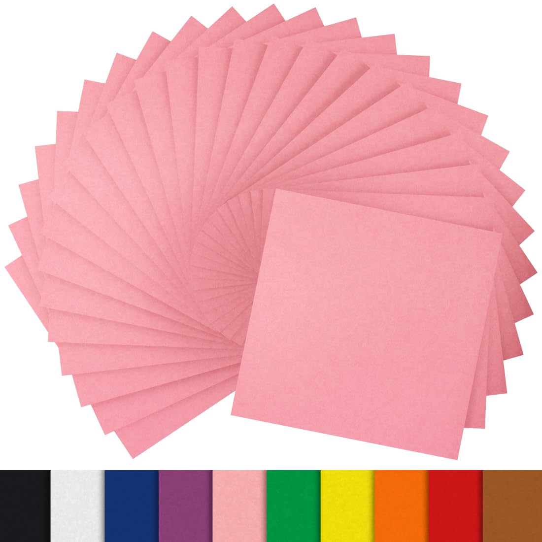 Snapklik.com : 108pcs Felt Sheets, 4"x4", Pink Felt, Felt Fabric Sheets ...