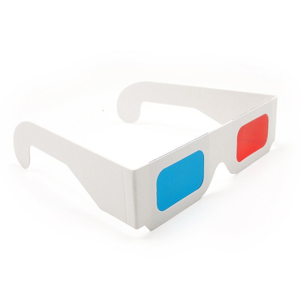 Amazon.com: Blue Handcart 12 Pairs of Red/Cyan Cardboard 3D Glasses ...