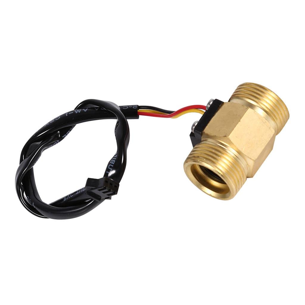 Buy MS Enterprise G3/4 Copper Hall Effect Liquid Water Flow Sensor ...