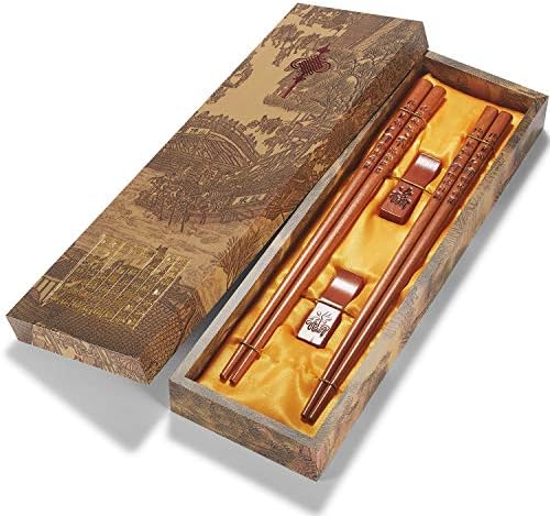 Amazon.com: Efaithtek Cute Panda Chopsticks and Rest Gift Set, Reusable ...