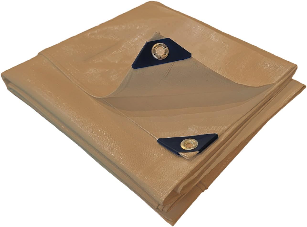 H.D. Tan Tarp Ultra Thick 16 Mil (Exact Sizes) (8' x 12') - Amazon.com