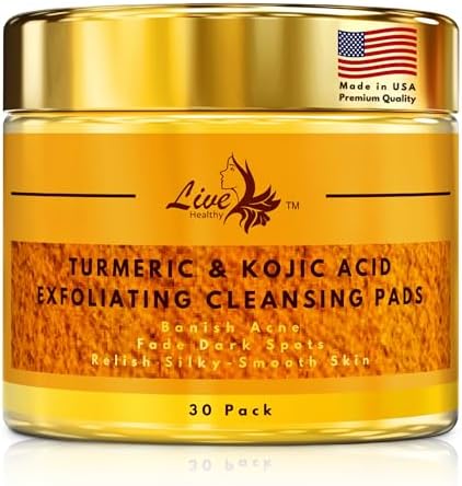 Amazon.com: Live Healthy The Original Kojic Acid & Turmeric Cleansing ...