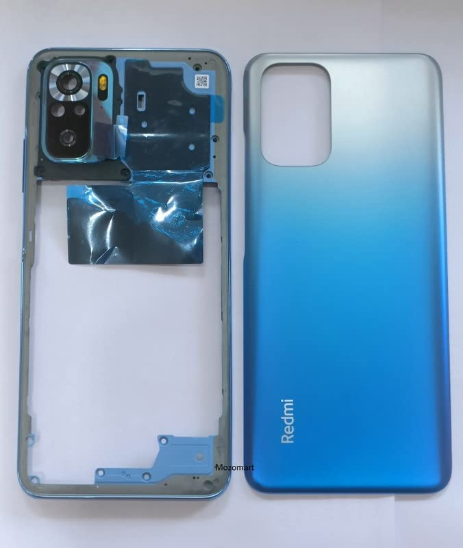 REOTEL Back Door Panel Housing Body with Ring for Redmi Note 10 - Blue ...