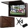 Amazon.com: Coperat Outdoor TV Enclosure, Solid Wood Outdoor Television ...