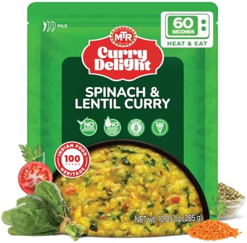 Amazon.com: MTR Curry Delight - Authentic Indian Ready-to-Eat Spinach ...