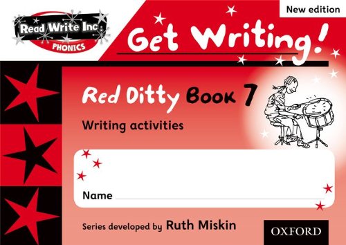 Read Write Inc. Phonics: Get Writing!: Red Ditty Books 6 - 10 Pack of ...