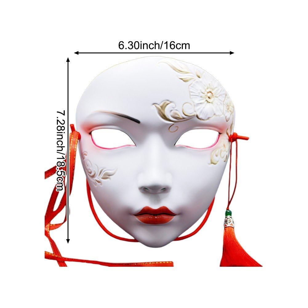 Traditional Japanese Woman Mask
