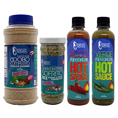 Best Of Puerto Rico Seasoning And Sauces Kit By Caribbean | Desertcart ...