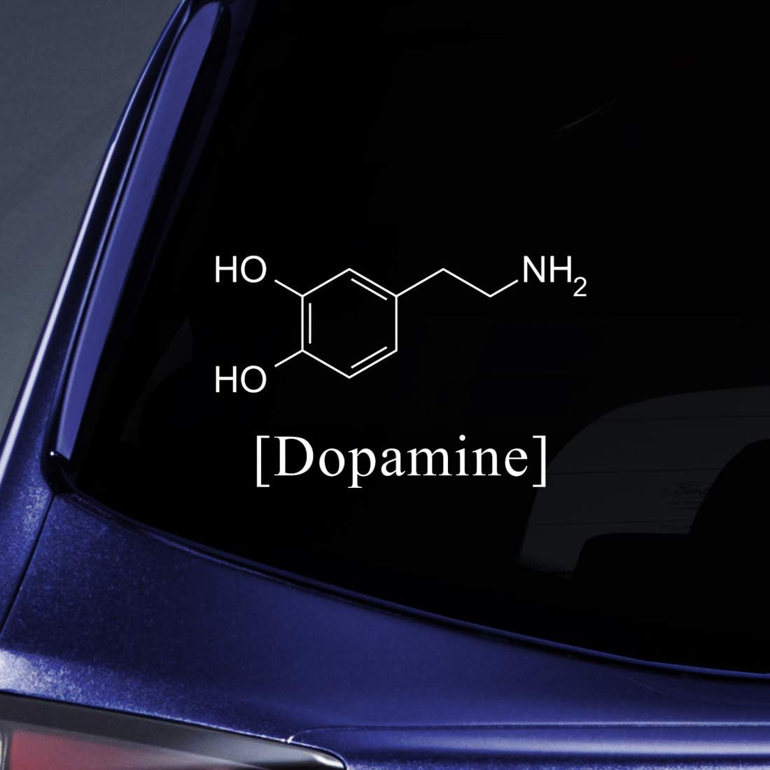 Amazon.com: Bargain Max Decals Dopamine Molecule Sticker Decal Notebook ...