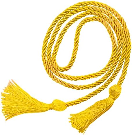 66 Inches Tassel Cord Graduation, Braided Solid Color Honor Cords ...
