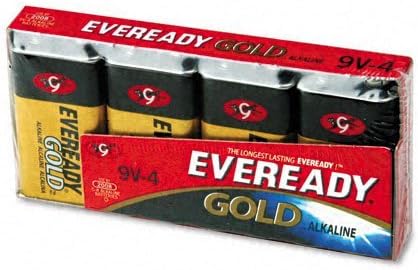 Amazon.com: Eveready Gold 9V Alkaline Battery: Each : Health & Household
