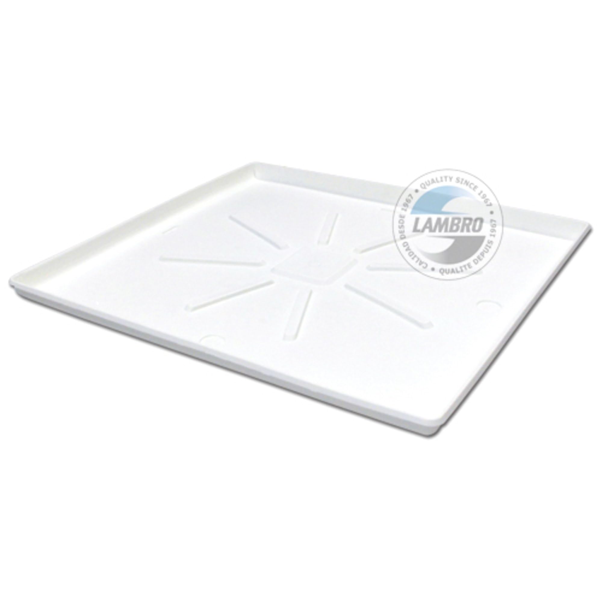 Amazon.com - Lambro Industries 1780 Washing Machine Tray, Off White ...