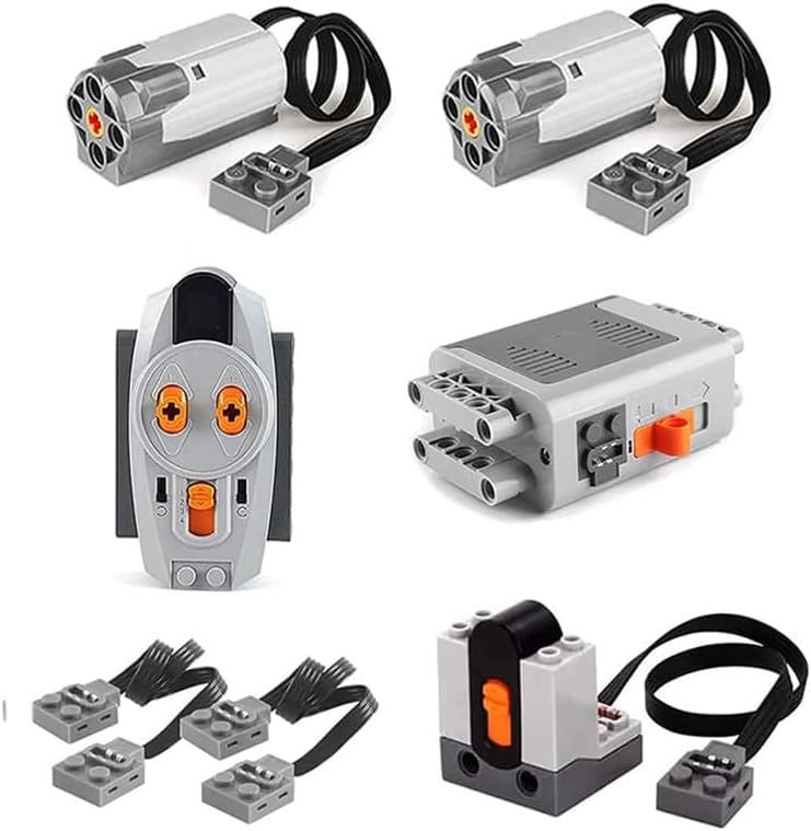 Amazon.com: Power Function Motor Sets Motorized Building Blocks Motor ...