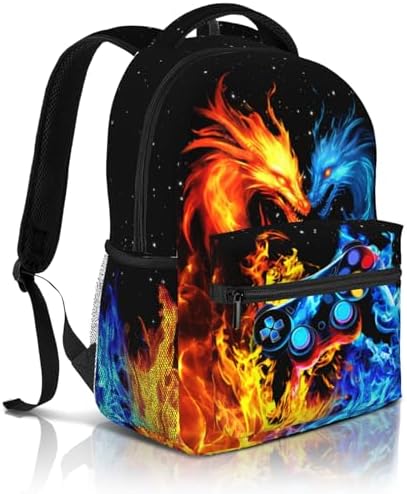 Amazon.com | SENROLAN Abstract Gamepad Backpack Video Games Gaming ...