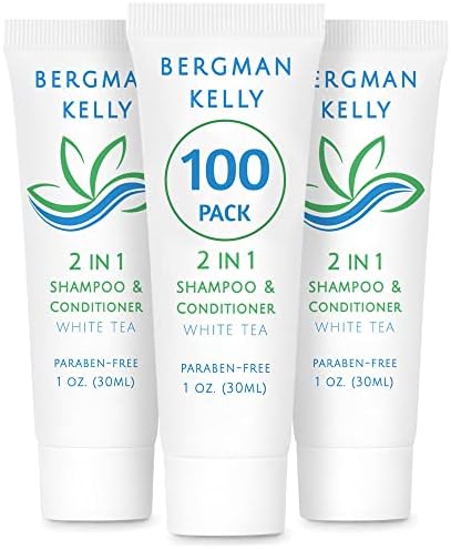 Amazon.com : BERGMAN KELLY Travel Shampoo and Conditioner Set (1 fl oz ...