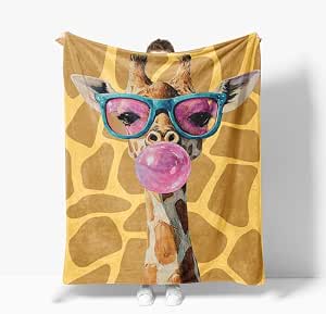 Amazon.com: Giraffe Soft Blanket Gifts for Giraffes Lovers,Girls, Women ...