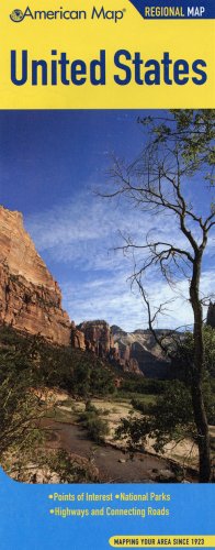 American Map United States Regional: American Map Corp.: 9780841601239 ...