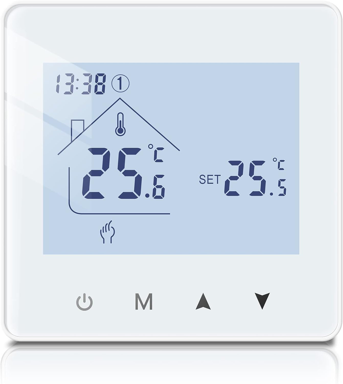 Beok Thermostat Heizung Digital, Programmierbarer Raumthermostat für ...