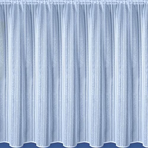 John Aird Brooklyn Slub Design Lead Weighted Net Curtain Sold By The ...