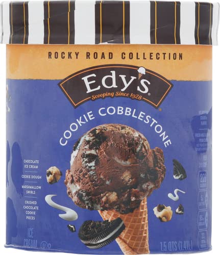 Amazon.com: Dreyer's Cookie cobblestone Ice Cream, 48 Fl Oz (Frozen ...