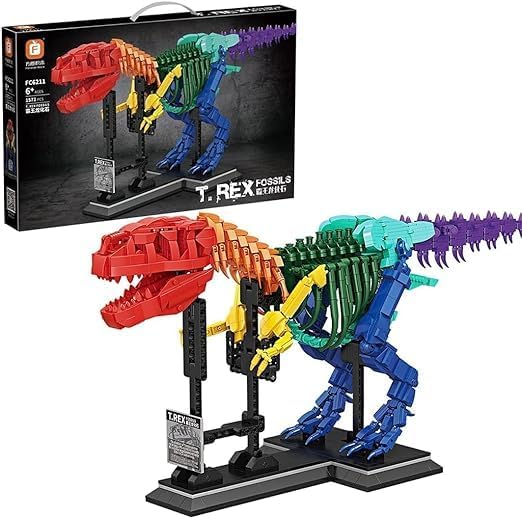 FREK SELAK Building Block Dinosaur, Dinosaur Toy Set Movable Dinosaur ...
