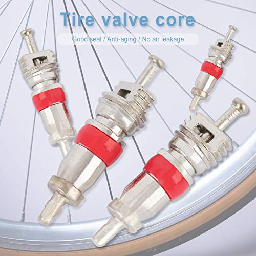 Aoerzn 100Pcs Premium Tyre Tire Valve Cores, Valve Stem Core Part ...