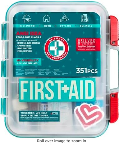 Amazon.com: Generic First-Aid Kit (351 pc.), White : Health & Household