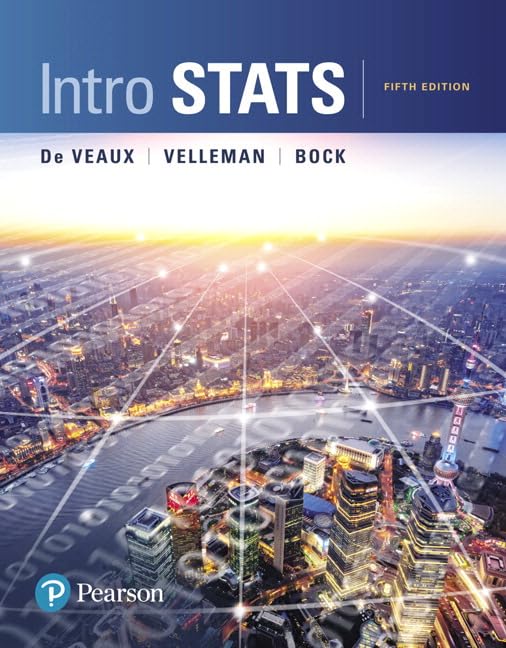 Amazon.com: Intro Stats: 9780134210285: De Veaux, Richard, Velleman ...
