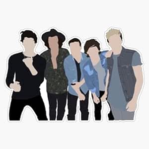 Amazon.com: One Direction Sticker Vinyl Waterproof Sticker Decal Car ...