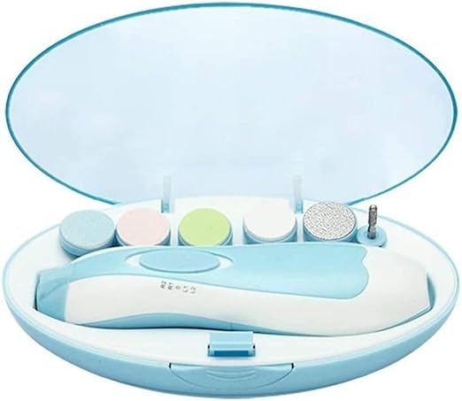 Electric Baby Nail File with Light, Safe Baby Nail Trimmer Clipper ...