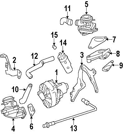 New Genuine Mercedes-Benz Vapor Canister 1644701459 OEM, Vapor ...