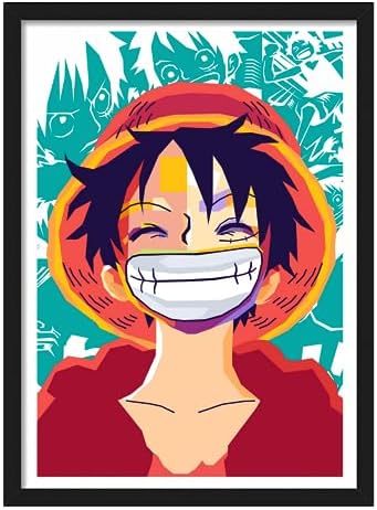 YourCanvas | Monkey D Luffy Artwork | One Piece | Anime Framed Posters ...