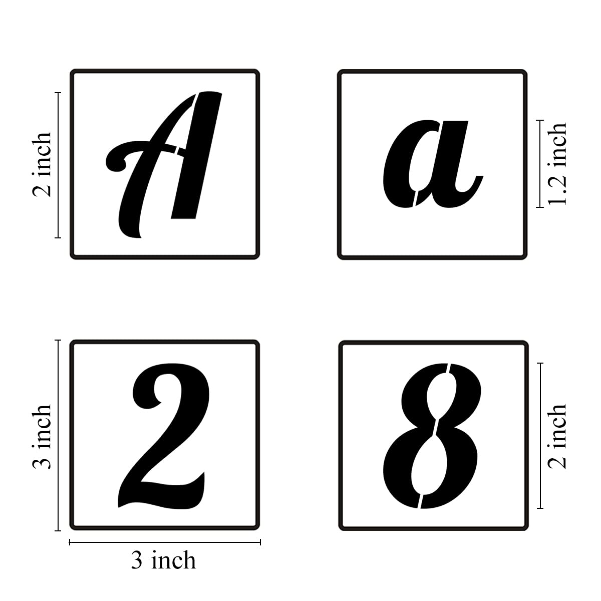 Plantillas De Letras De 2 Pulgadas Para Imprimir Moldes De Letras Para