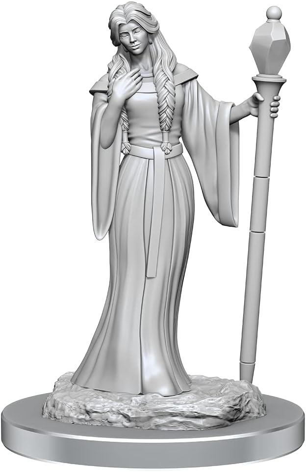 Amazon.com: Critical Role Unpainted Miniatures: Human Wizard Female ...