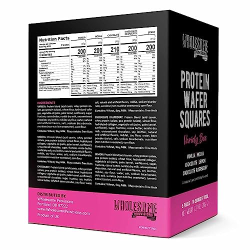 Snapklik.com : Protein Wafer Squares, Value Variety Pack, 15g Protein ...