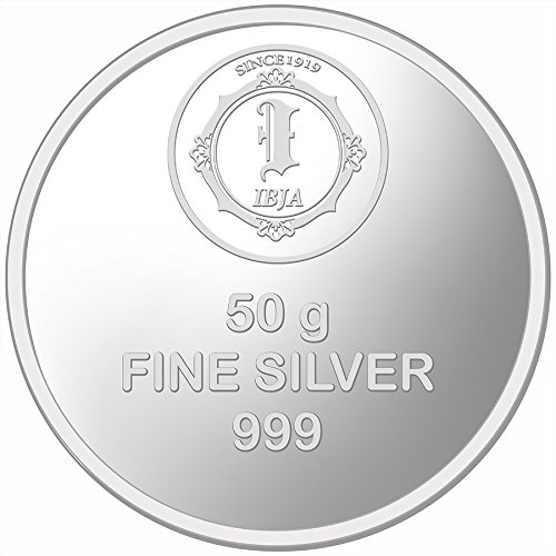 IBJA Gold 50 Gm, (999) Silver Precious Coin : Amazon.in: Jewellery