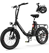 INVANTI Foldable Fat Tire Electric Bike for Adults - 72KM Long Range ...