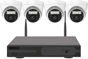 Amazon.com : 4CH 3MP Security Camera System with 4 Cameras, Wireless ...