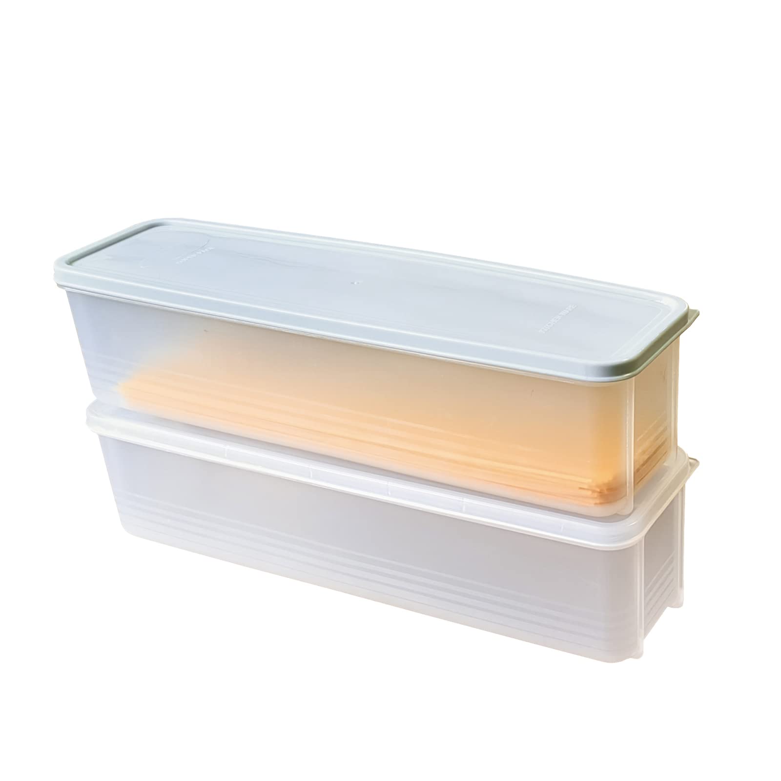 Amazon.com: HYMAOME 2Pcs Spaghetti Container Pantry Storage Dispenser ...