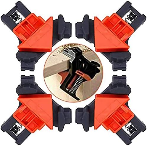 Katomi Wood Corner Clamps for Woodwork, 4Pcs/Set Multi-Angle 60/90/120 ...