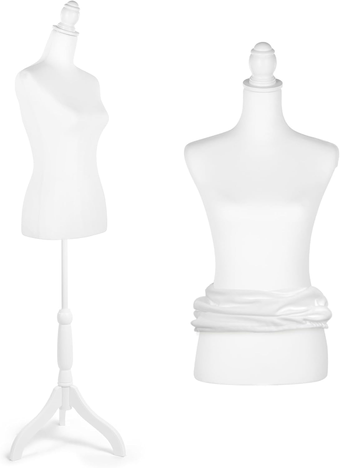 Amazon.com: HOMBOUR Female Dress Form Mannequin Torso, Pinnable ...