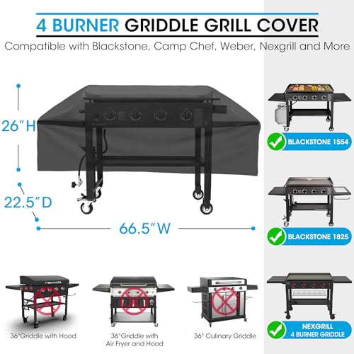 Unicook Griddle Cover for Blackstone 36 Inch Grill, Waterproof Flat Top ...
