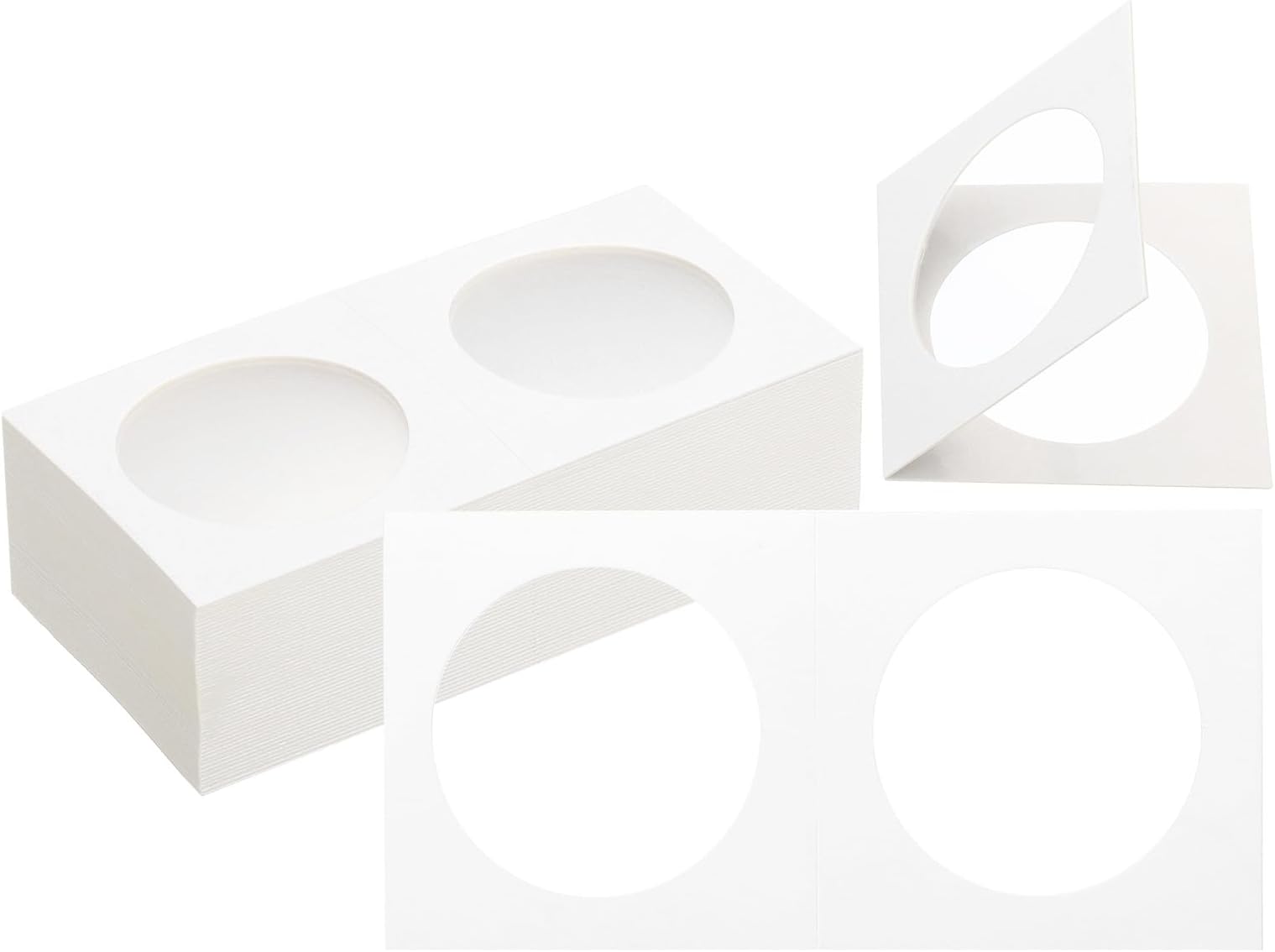 Amazon.com : PATIKIL 2 x 2 Coin Flips, 50 Pack 37mm Cardboard Coin ...