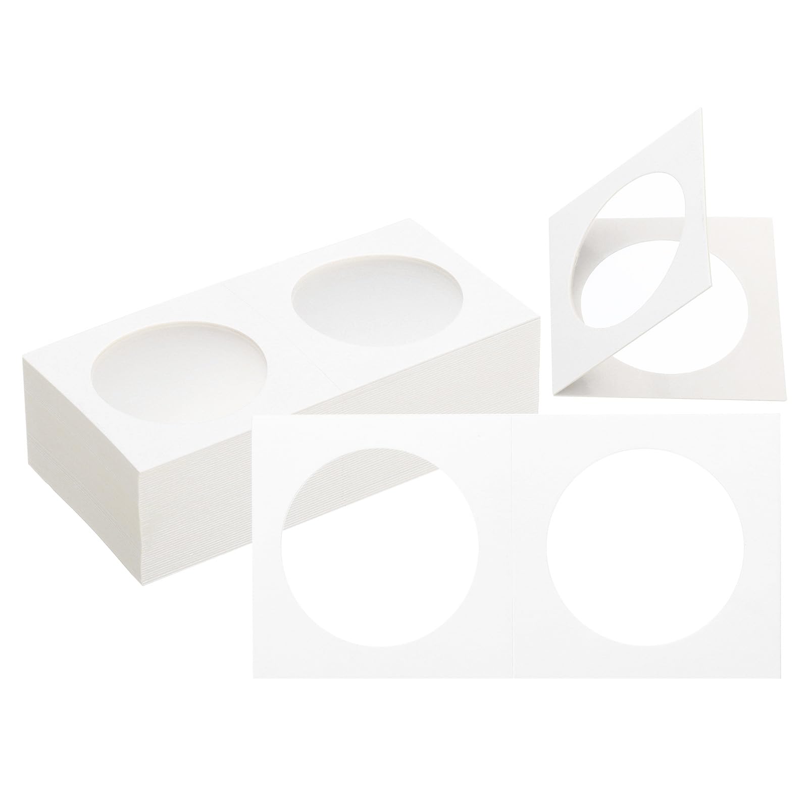 Amazon.com : PATIKIL 2 x 2 Coin Flips, 50 Pack 37mm Cardboard Coin ...