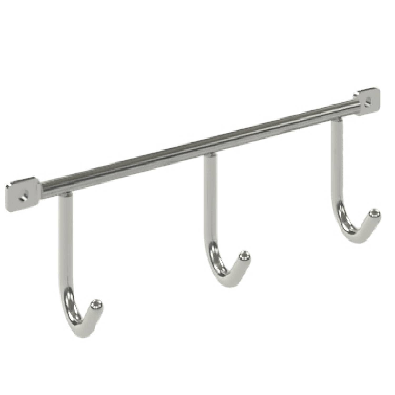 Buy Hettich Steel 3 Hook Rack with Chrome Finish Online at Low Prices ...