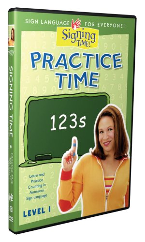 Amazon.com: Practice Time 123s Level One by Signing Time! : Rachel de ...