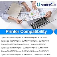 Amazon.com: SuperInk 1 Pack Premium High Yield Toner Cartridge Compatible for Samsung MLT-D115L ...
